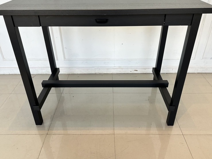 โต๊ะบาร์ 1 ลิ้นชัก แบรนด์ IKEA รุ่น NORDVIKEN ขาไม้สน สีดำ - 777 ...